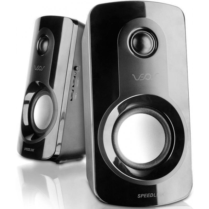 Speedlink speakers Veos, black (SL-8122-BK) - Speakers - Nordic Digital