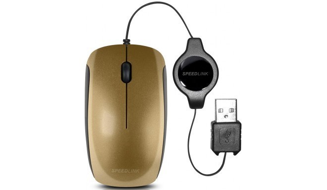 Speedlink mouse Minnit, gold (SL-6166-GD) - Mice - Photopoint