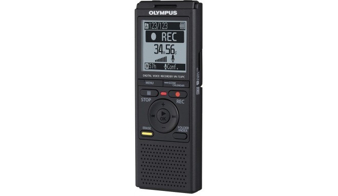 Olympus digital recorder VN-733PC, black - Sound recorders - Nordic Digital