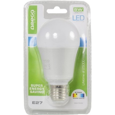 Omega LED lamp E27 5W 2700K (41572) - LED lambid - Photopoint