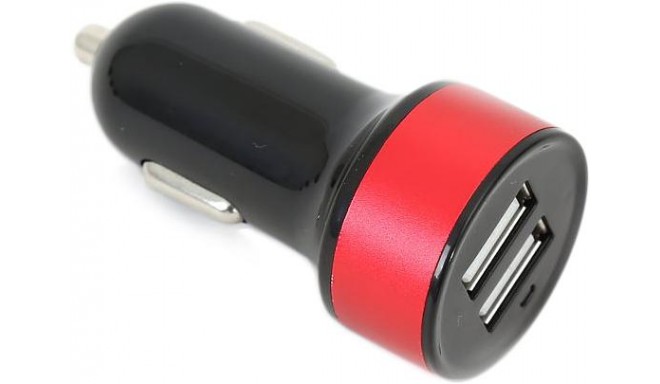 Omega car power adapter 2xUSB 2100mA, red (42031) - USB chargers ...