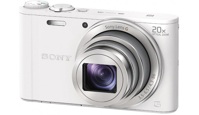 Sony DSC-WX350, white - Compact cameras - Nordic Digital