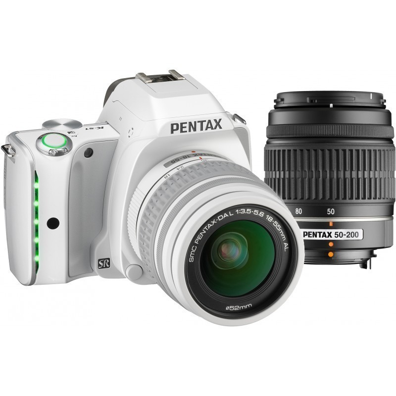 Pentax K-S1 + 18-55mm + 50-200mm Kit, white - DSLRs - Nordic Digital