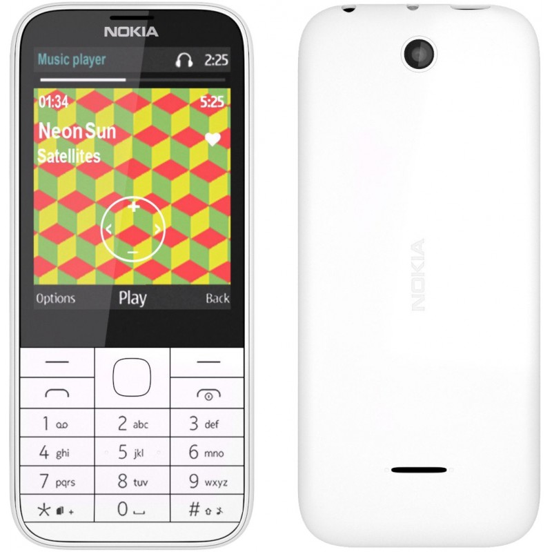 Nokia 225 DUO, white - Cellphones - Photopoint