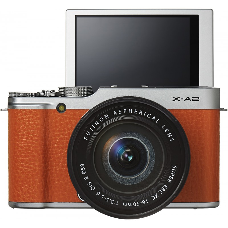 Fujifilm X-A2 + 16-50mm + 50-230mm Kit, brown - Mirrorless cameras - Photopoint