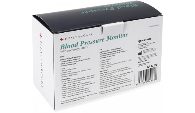 Omega blood pressure monitor PBPMKD558 (42170) - Blood pressure ...