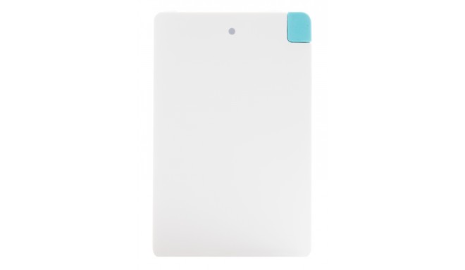 Omega Power Bank 2000mAh, white (OMPB20CCWM) - Power banks - Nordic Digital