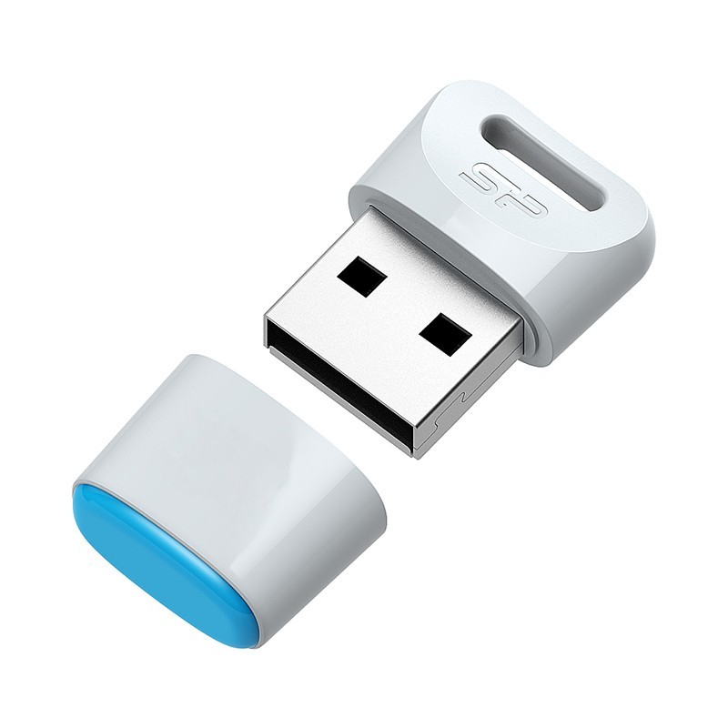 Silicon Power flash drive 16GB Touch T06, white - USB flash drives ...
