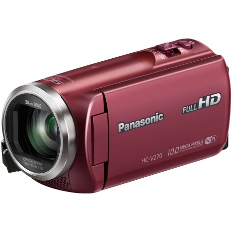 Panasonic HC-V270, punane - Videokaamerad - Nordic Digital
