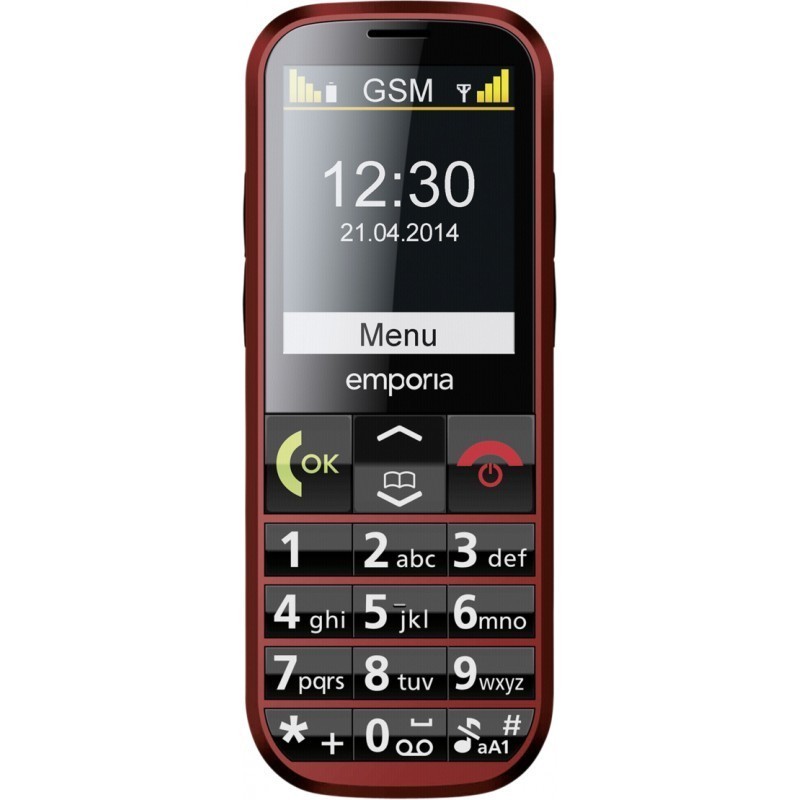 Emporia ECO, red - Cellphones - Photopoint